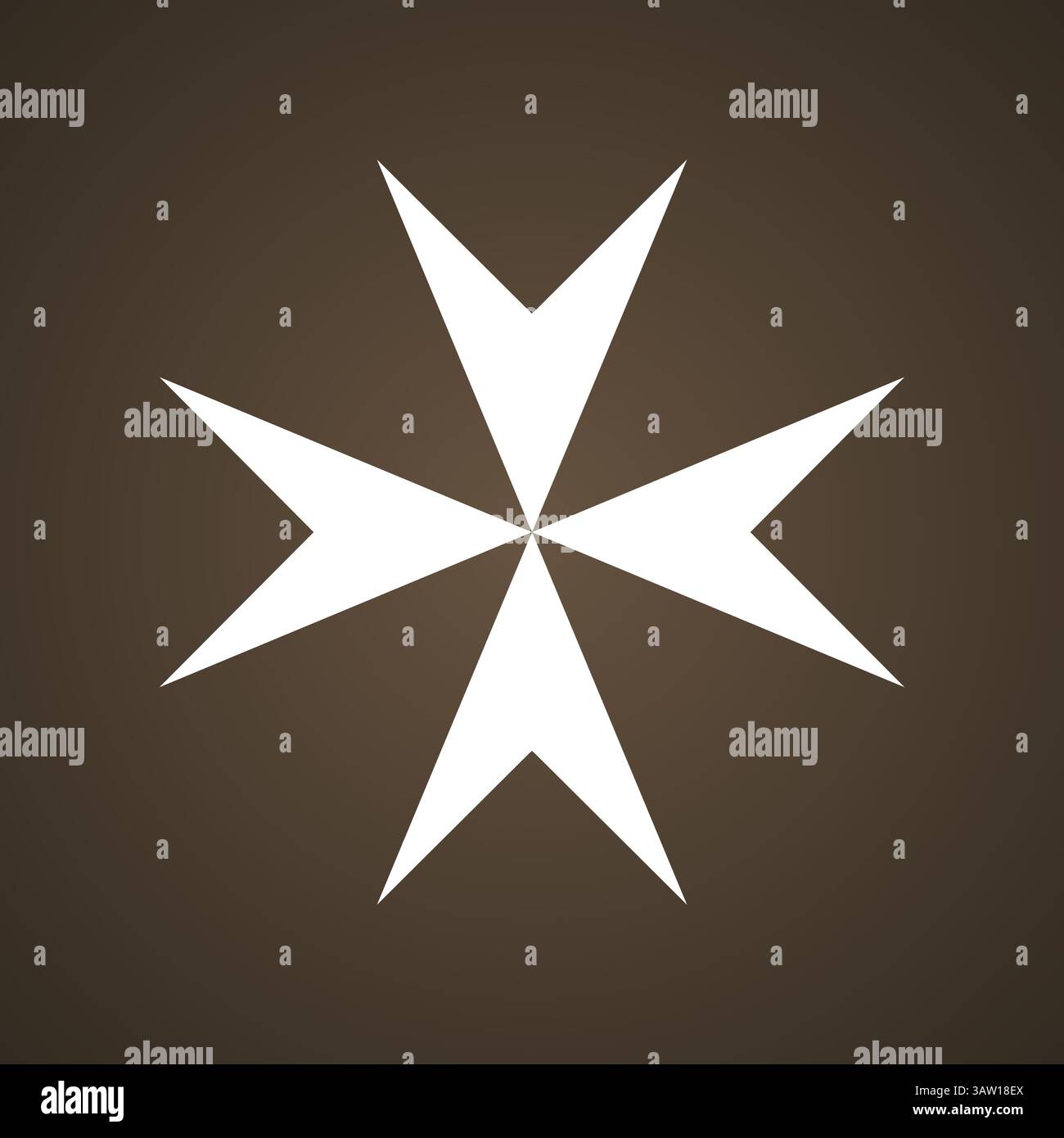 Maltese cross - symbol from the historical flag of Malta Stock Vector ...