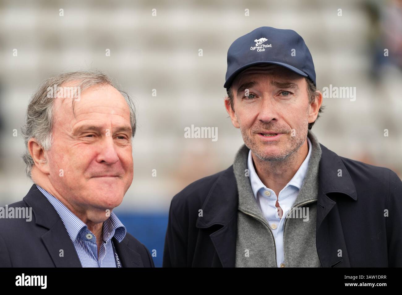 Pierre FERRACCI (President Paris Fc PFC) - Antoine ARNAULT during the ...