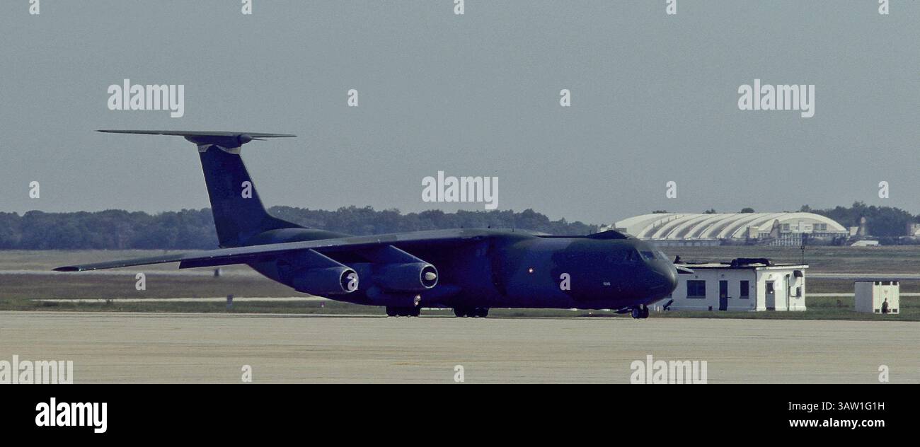 September 1, 1981 - Camp Springs, Maryland, U.S - A C-141 Starlifter ...