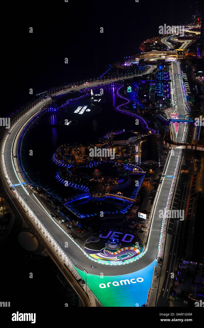illustration track, piste, night during the Formula 1 STC Saudi Arabian ...