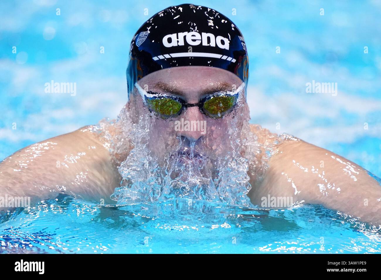 George Smith during the Men's 200m Breaststroke on day five of the ...