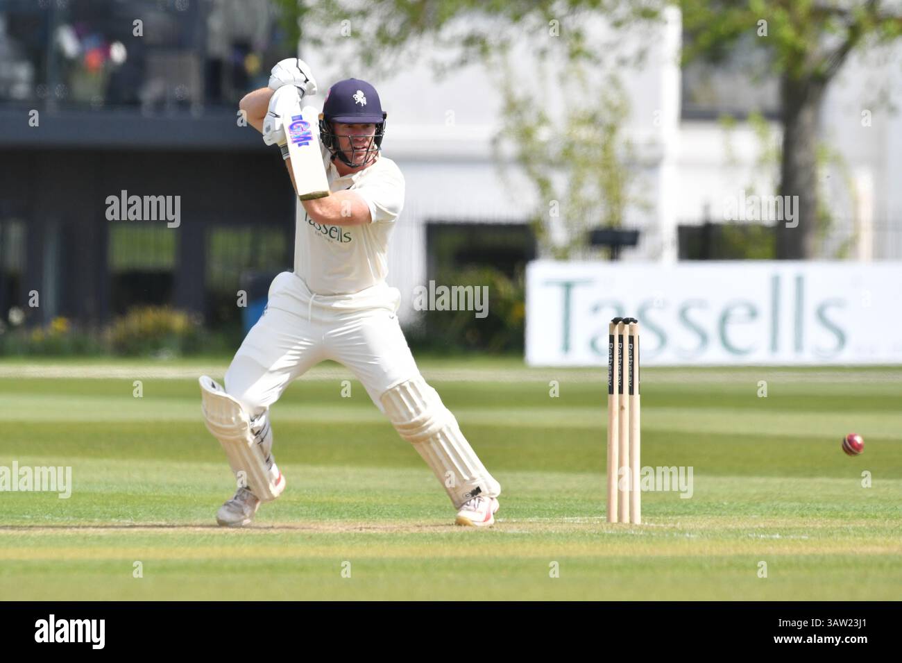 Canterbury, England. 19th Apr 2025. Ben Compton during day two of the ...