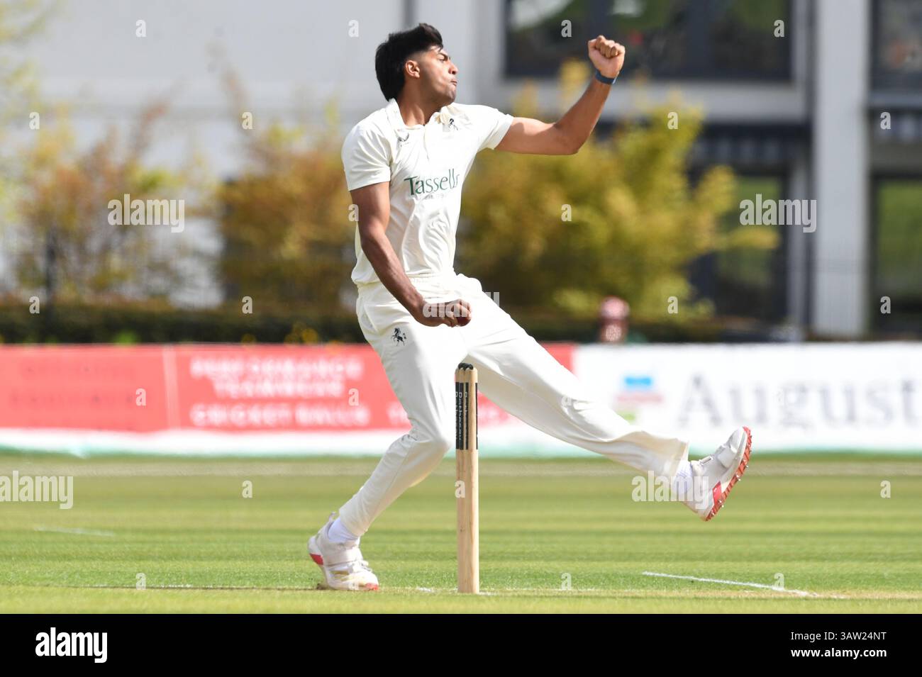 Canterbury, England. 19th Apr 2025. Jas Singh during day two of the ...