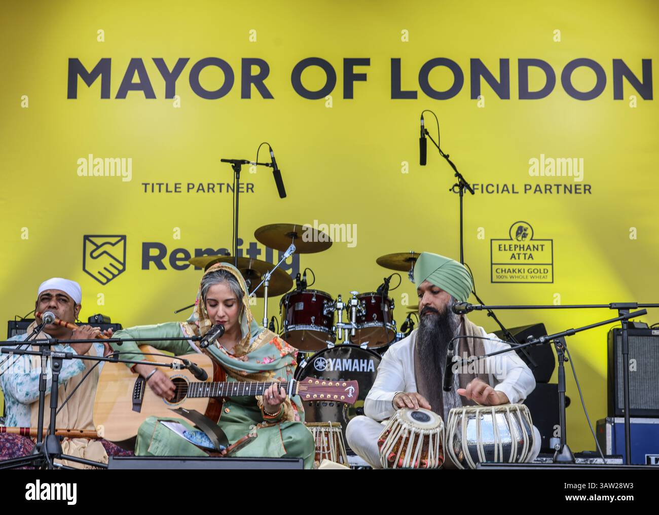 Trafalgar Square London, UK. 19th Apr, 2025. Vaisakhi is a major ...