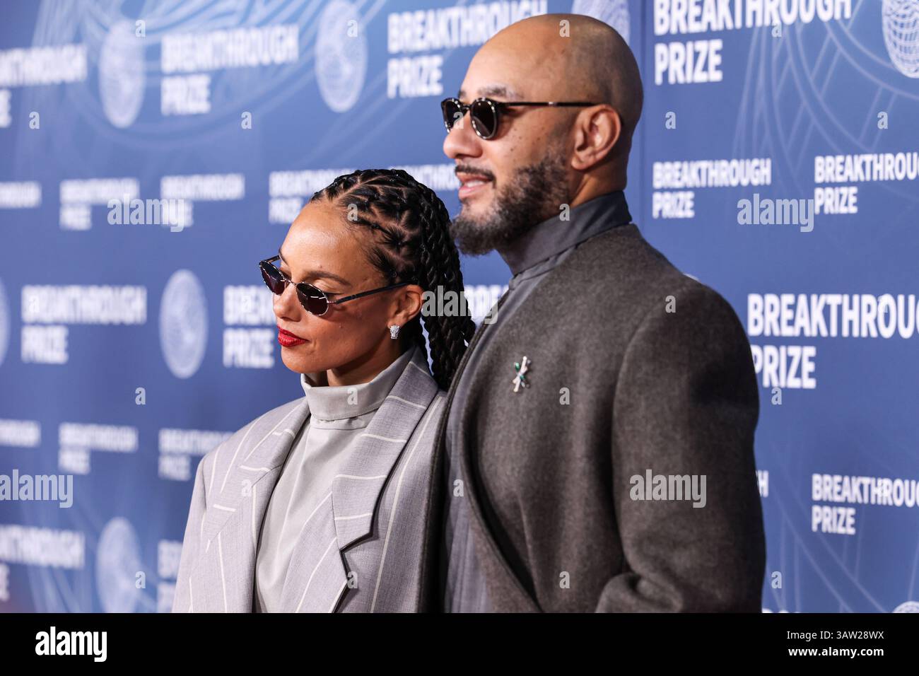 SANTA MONICA, LOS ANGELES, CALIFORNIA, USA - APRIL 05: Alicia Keys ...