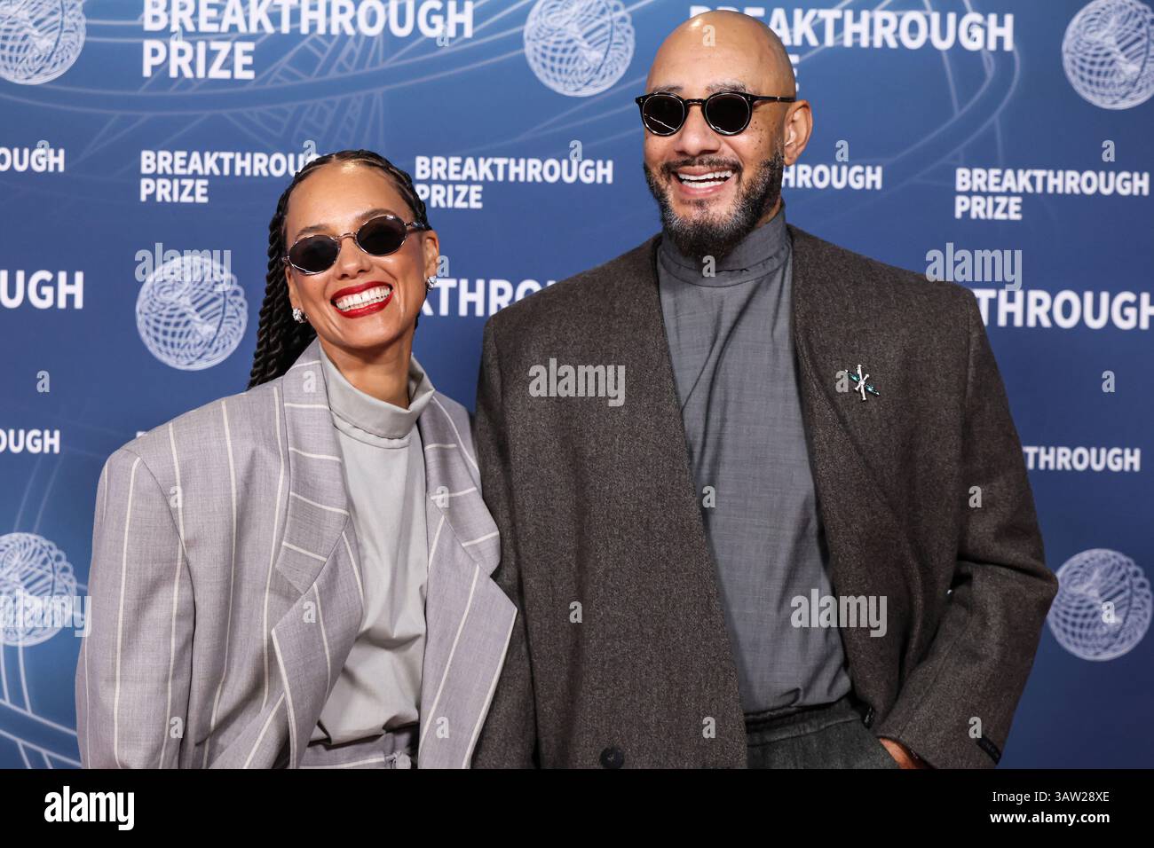 SANTA MONICA, LOS ANGELES, CALIFORNIA, USA - APRIL 05: Alicia Keys ...