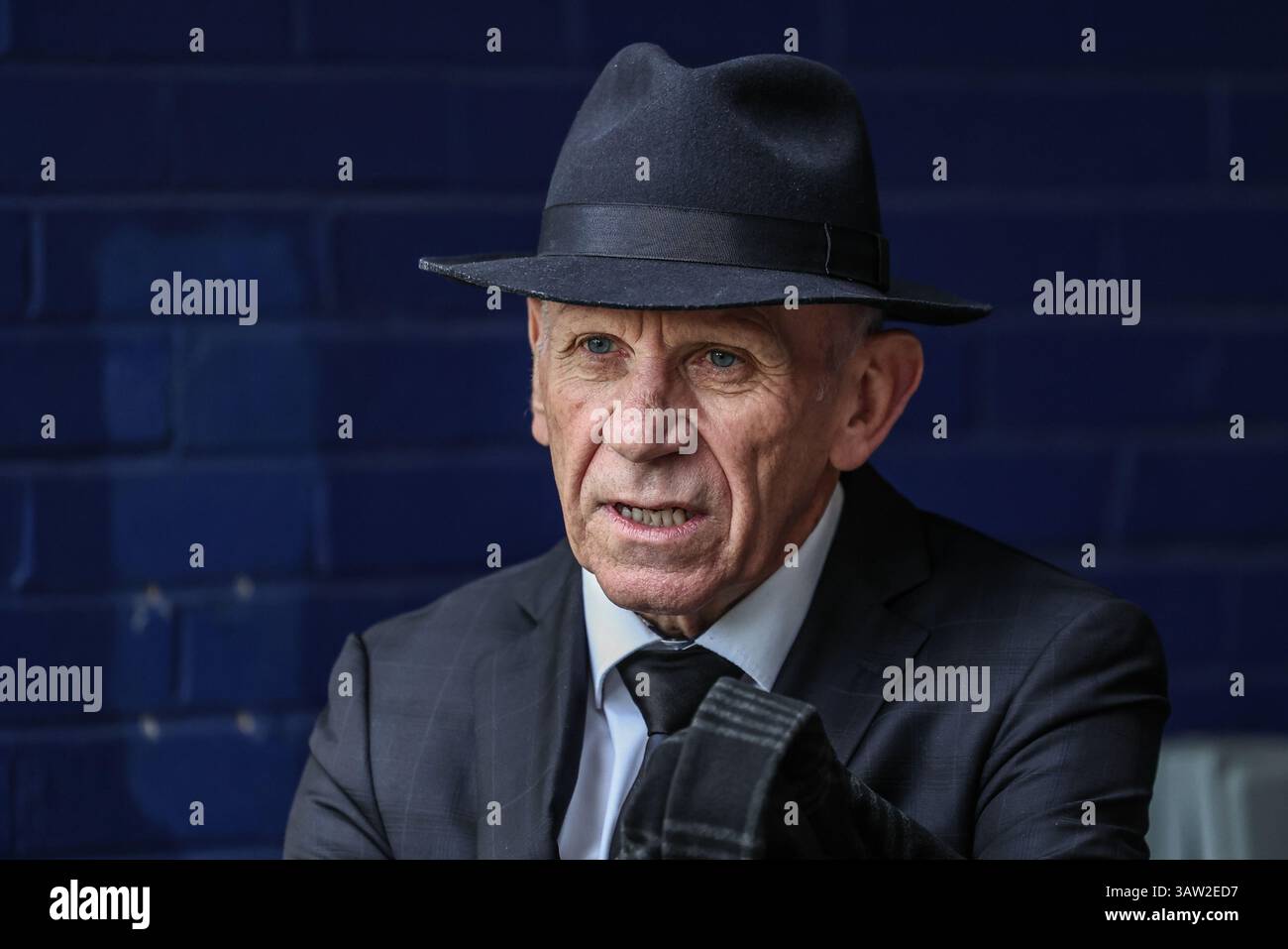 Former Everton player Peter Reid during the Premier League match ...