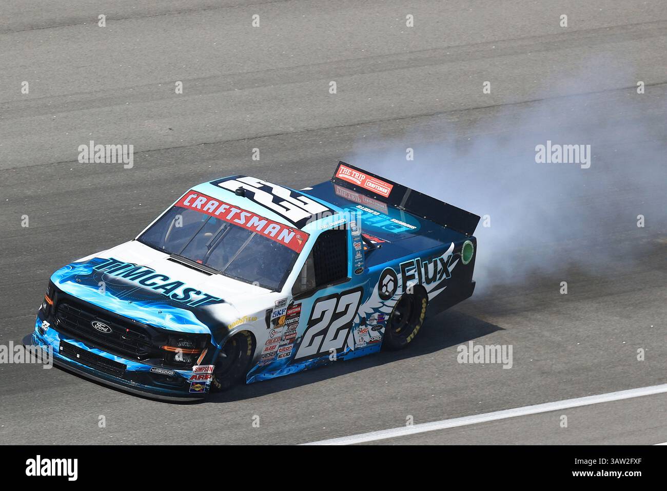 ROCKINGHAM, NC - APRIL 18: Cody Dennison (#22 Reaume Brothers Racing ...