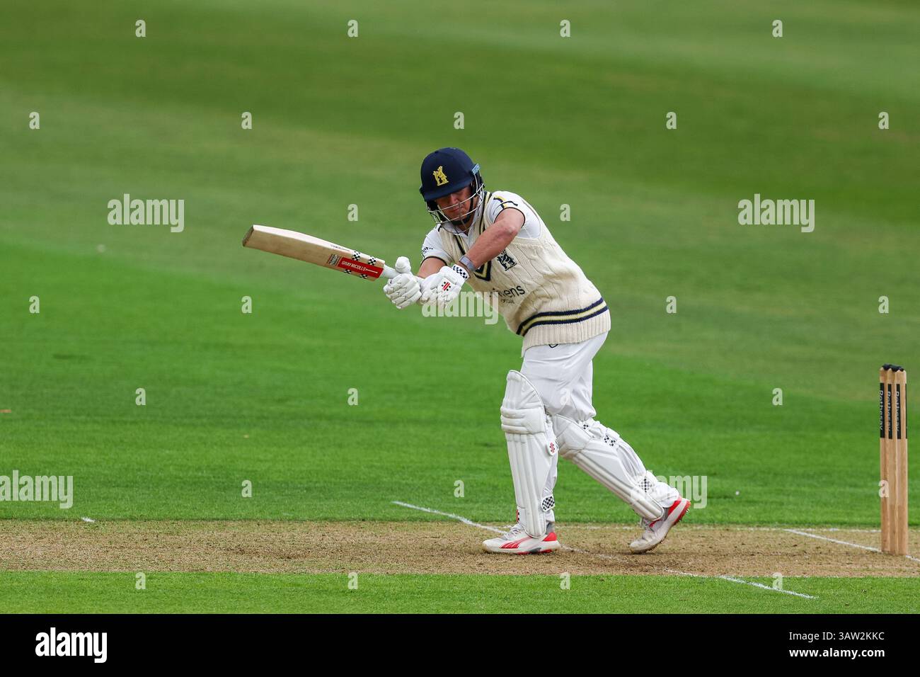 #11, Kai Smith of Warwickshire in action with the bat during the County ...