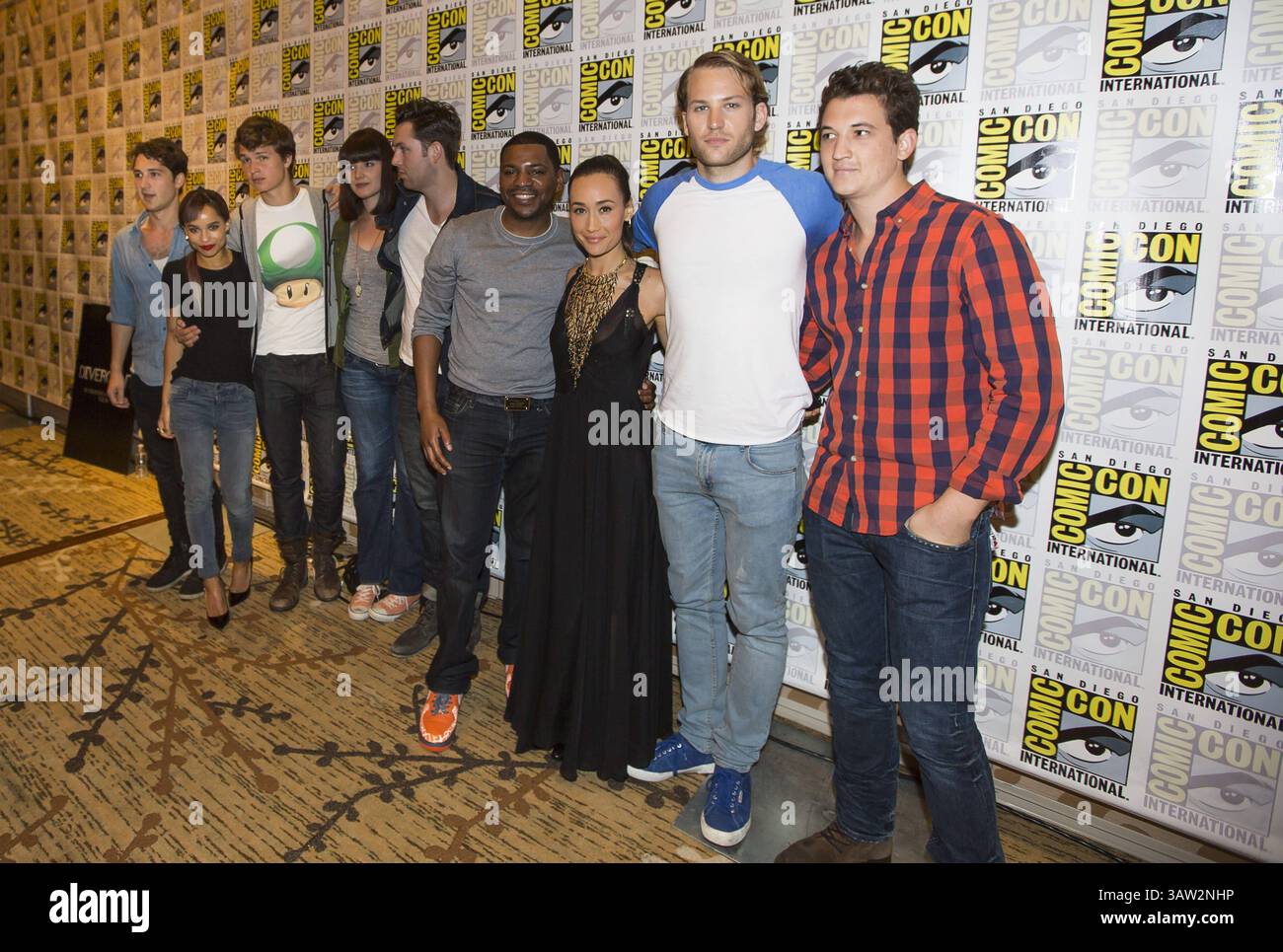 July 20, 2013 - Hollywood, California, U.S. - Divergent Cast, Shailene ...