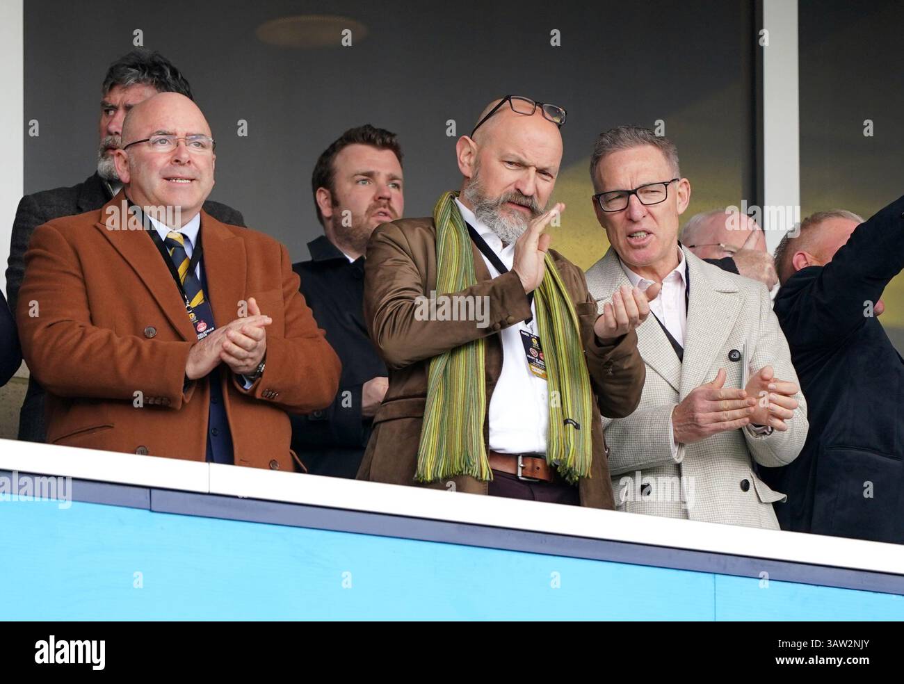 The Chief Executive of Centrica, Chris O'Shea (centre) with Mike ...