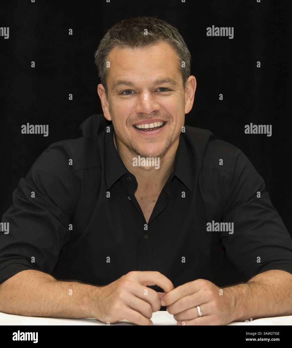 September 11, 2015 - Hollywood, California, U.S. - MATT DAMON promotes ...