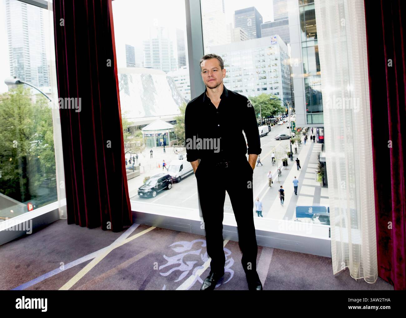 September 11, 2015 - Hollywood, California, U.S. - MATT DAMON promotes ...