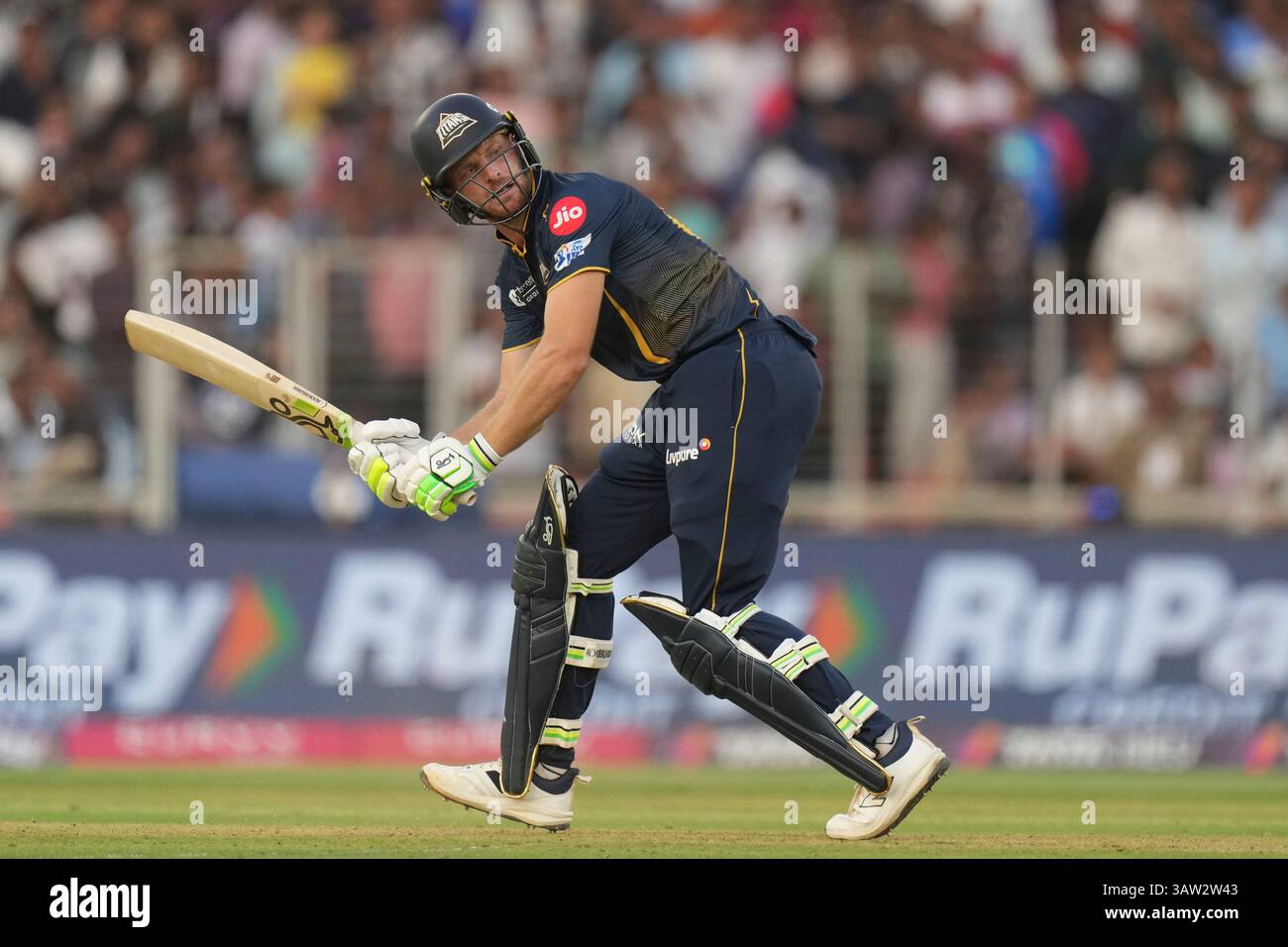 Gujarat Titans' Jos Butler plays a shot during the Indian Premier ...
