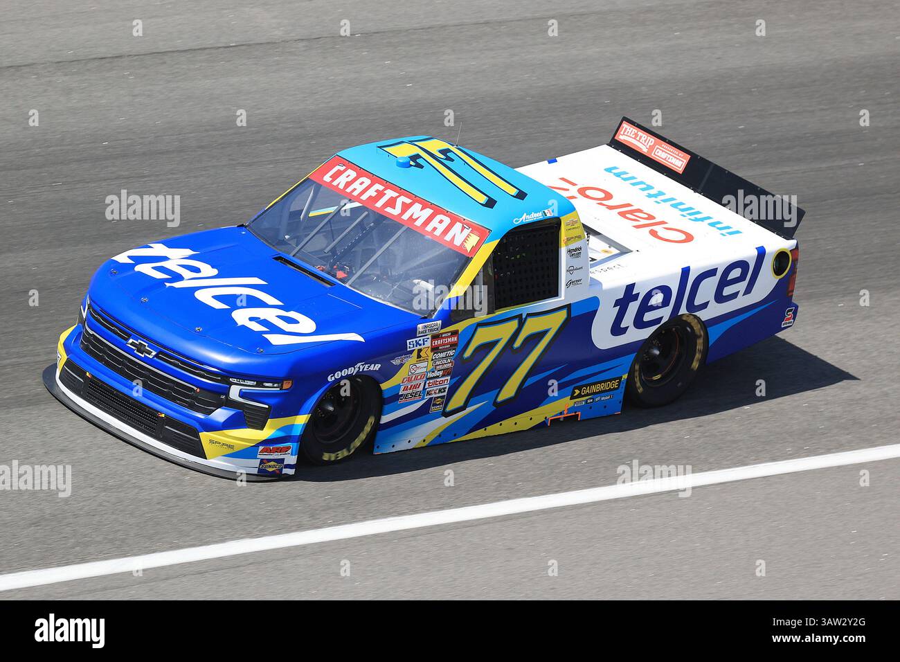 ROCKINGHAM, NC - APRIL 18: Andres Perez De Lara (#77 Spire Motorsports ...