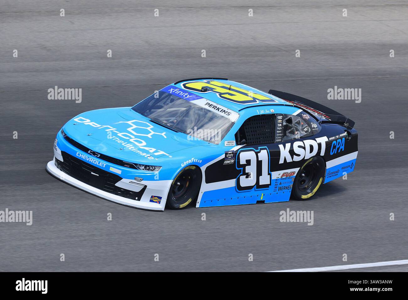 ROCKINGHAM, NC - APRIL 18: Blaine Perkins (#31 Jordan Anderson Racing ...
