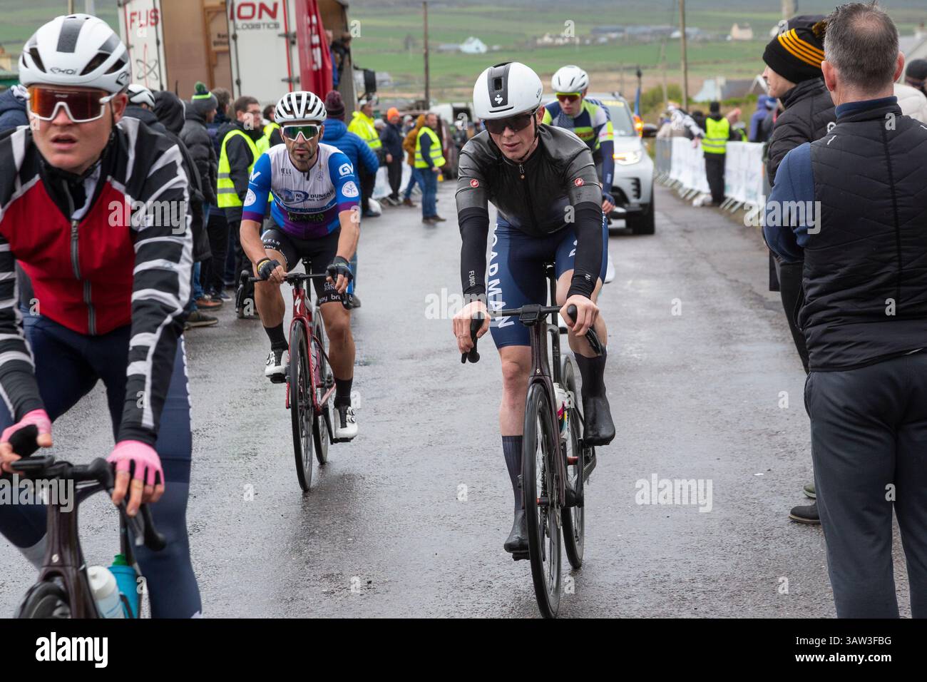 Dornan Rás Mumhan (Munster race) cycle race, Portmagee County Kerry ...