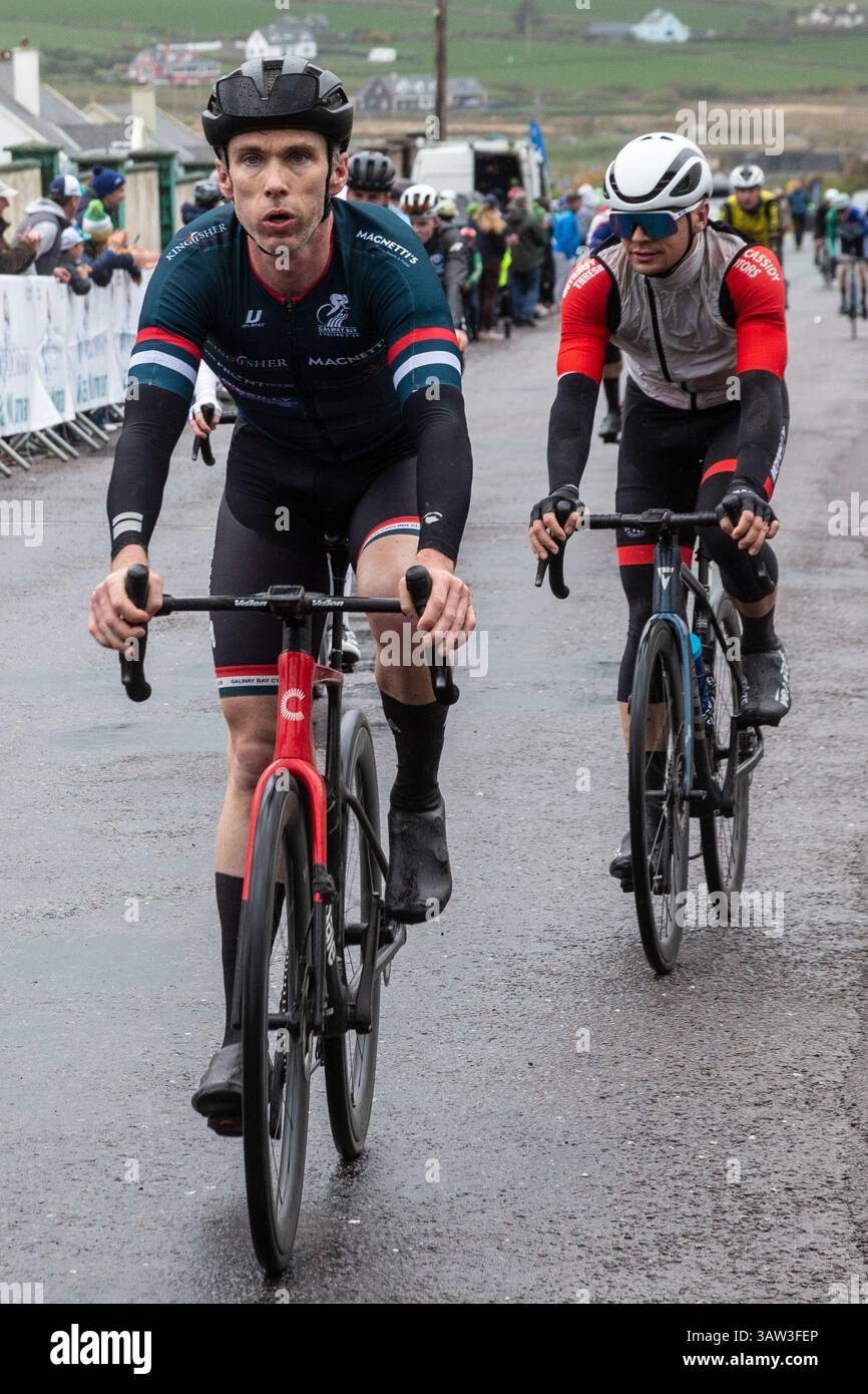 Dornan Rás Mumhan (Munster race) cycle race, Portmagee County Kerry ...