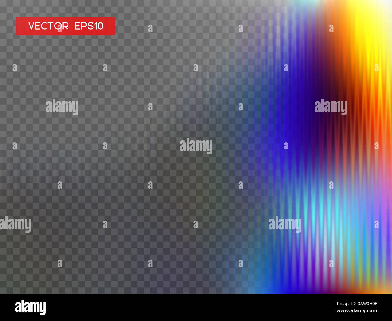 3d glassmorphism transparent glass with iridescent colors Stock Vector ...