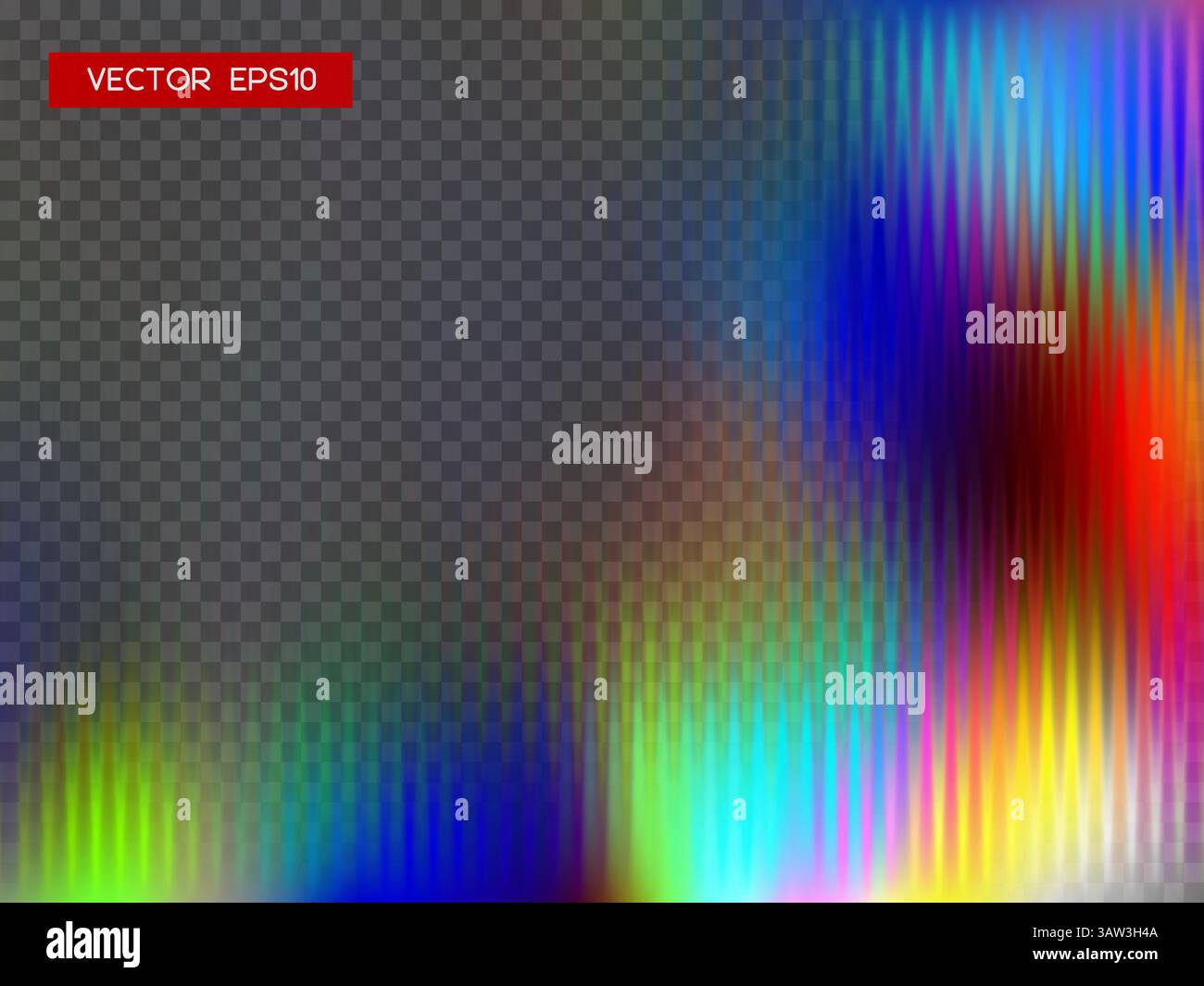 3d glassmorphism transparent glass with iridescent colors Stock Vector ...