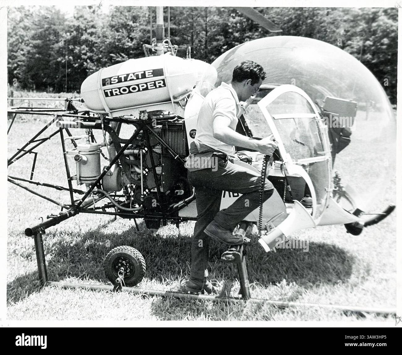 June 20, 1969 - Townsend, TN - William Martin boards a state helicopter ...