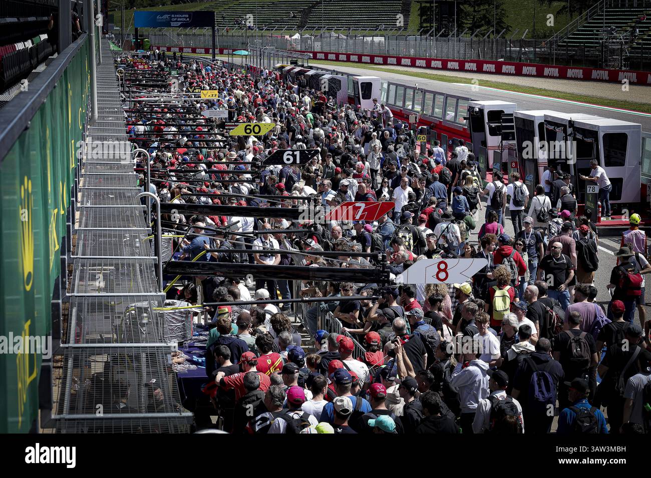 Pit walk and autograph session during the 6 Hours of Imola 2025, 2nd ...