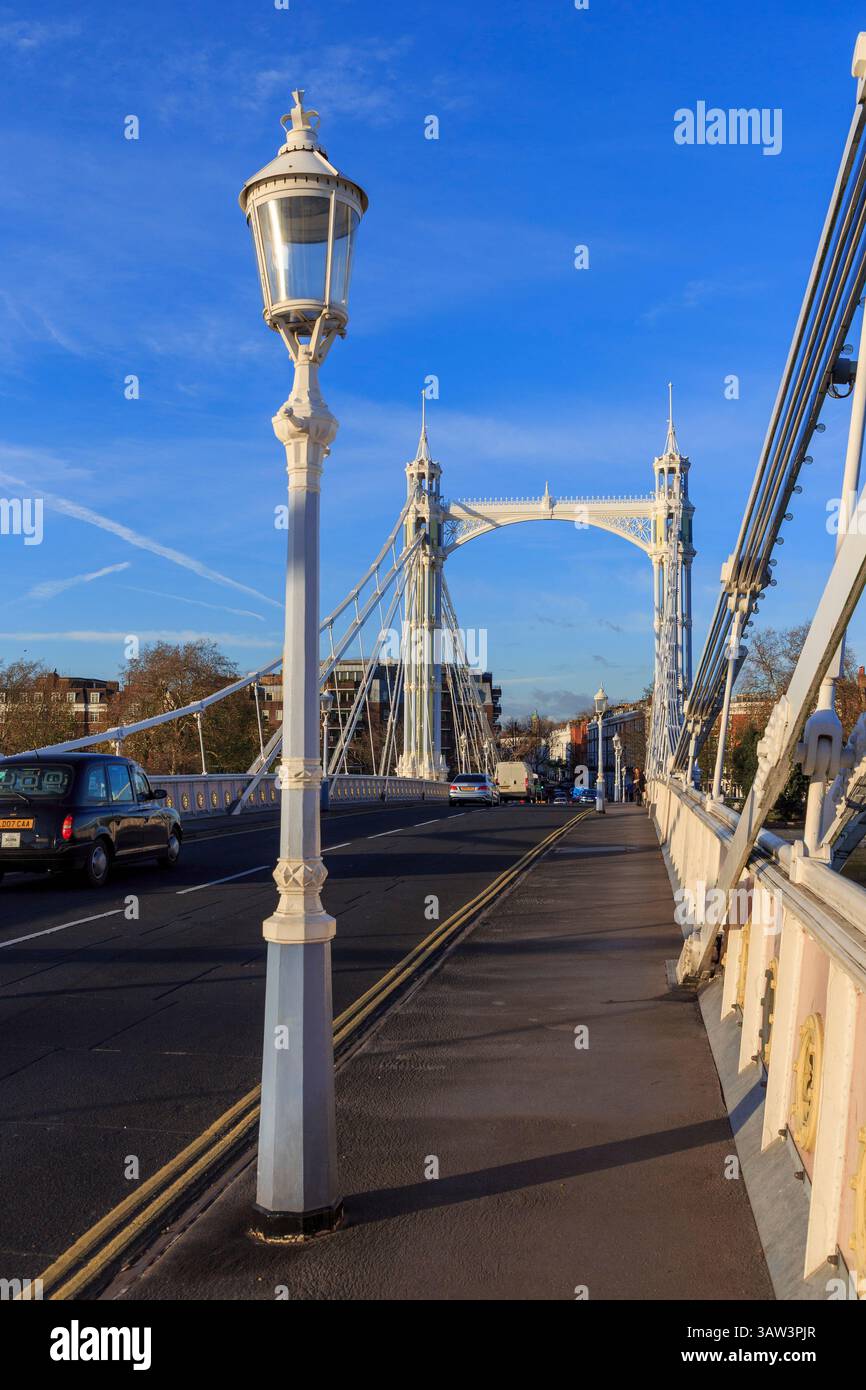 Albert Bridge, London, England, UK Stock Photo - Alamy