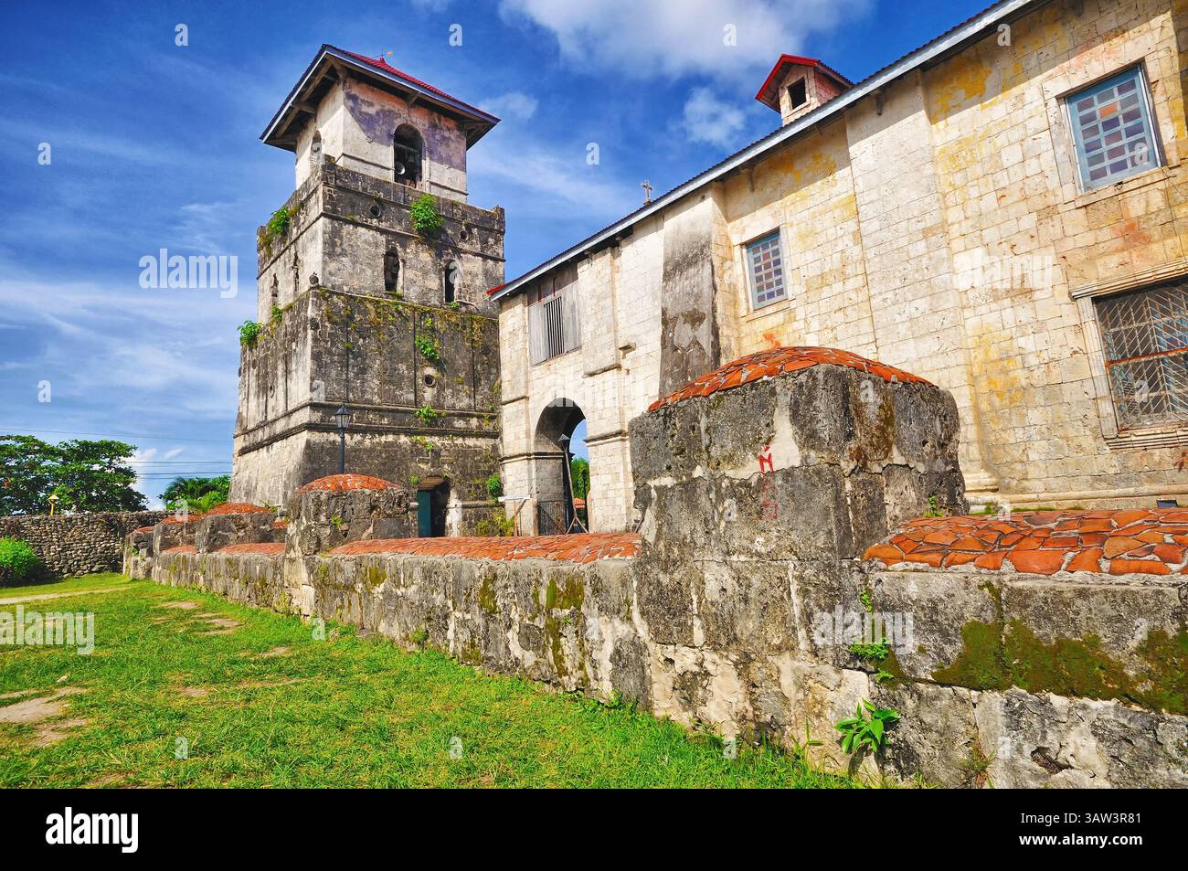 The Baclayon Church in Bohol before the 2013 earthquake Stock Photo - Alamy