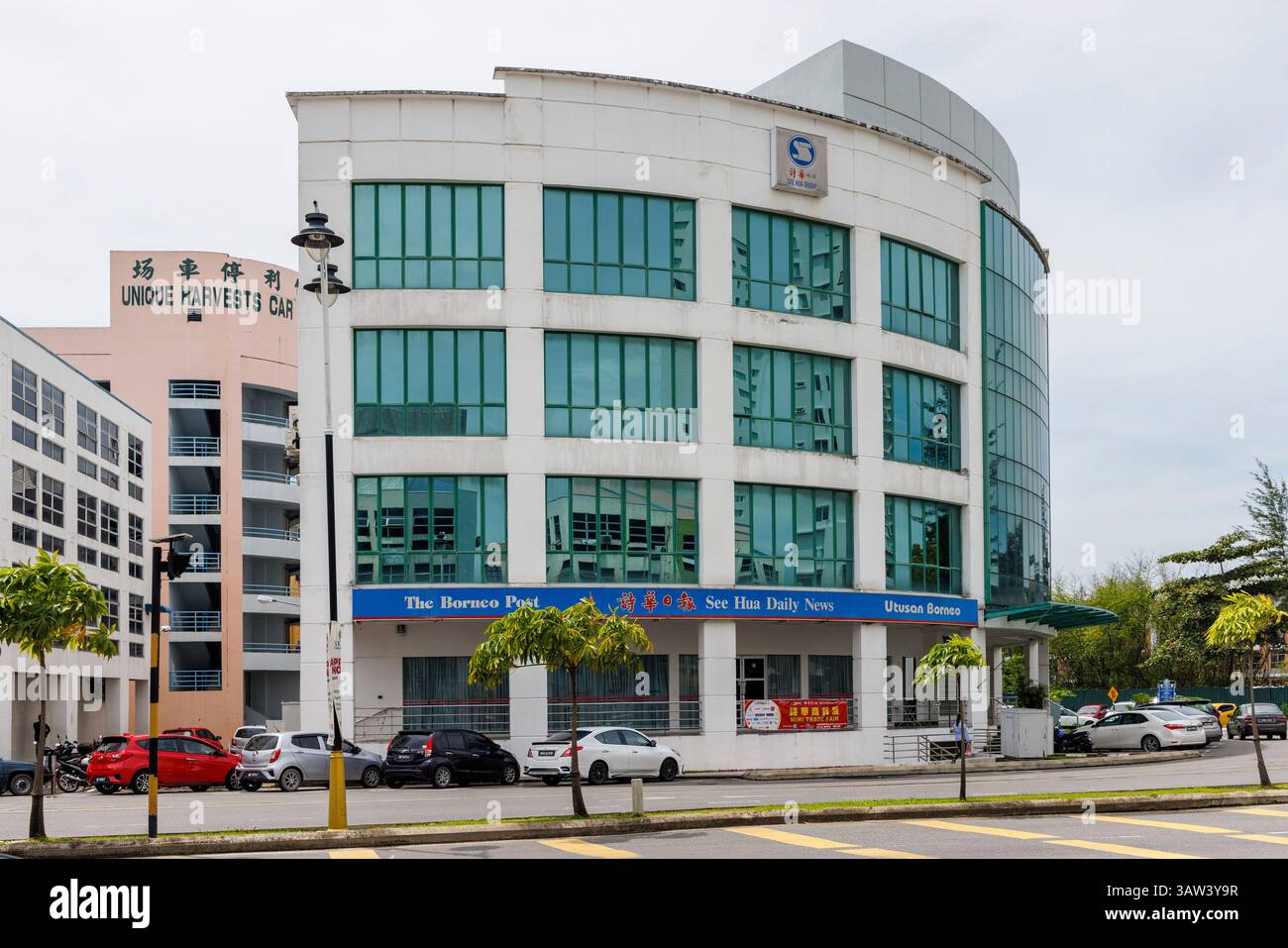 The Borneo Post building, Miri, Malaysia Stock Photo - Alamy