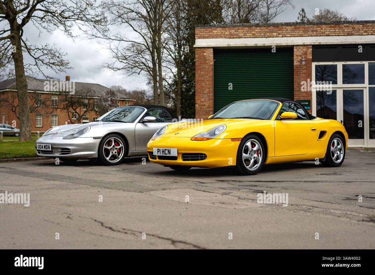Pair of first generation Porsche Boxster’s, on display at Bicester ...
