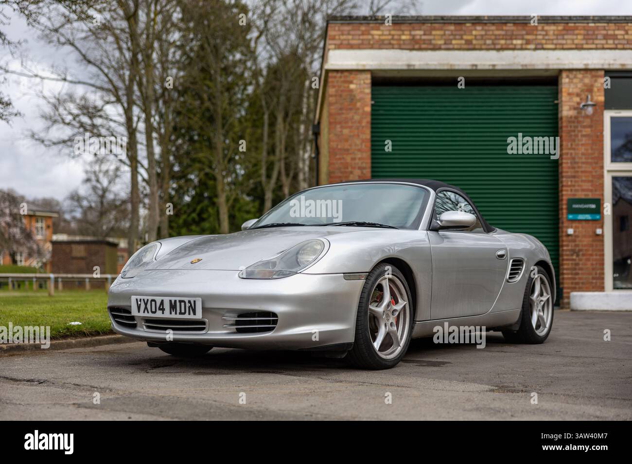2004 Porsche Boxster S, on display at Bicester Heritage Assembly on the ...