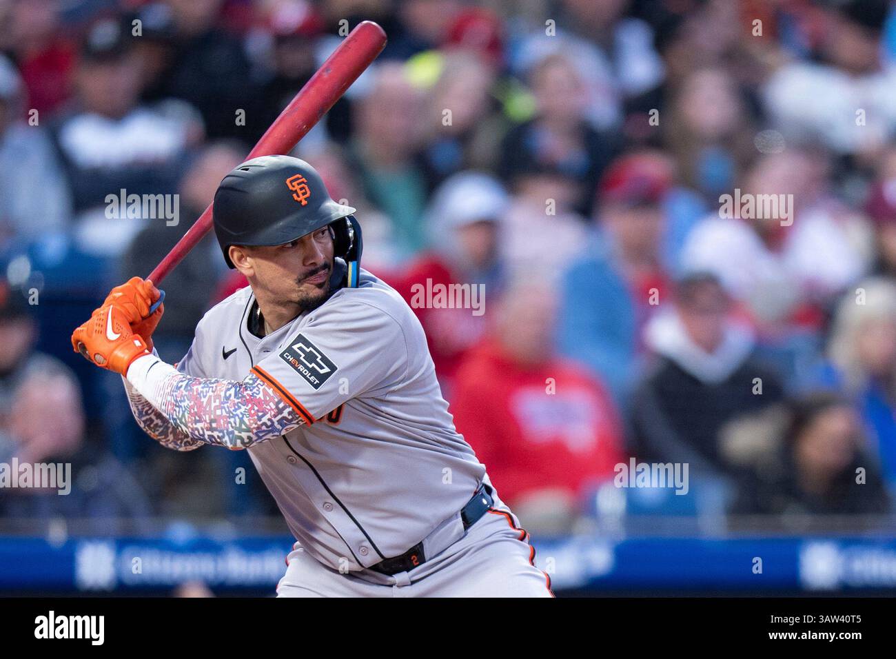 San Francisco Giants' Willy Adames in action during the baseball game ...