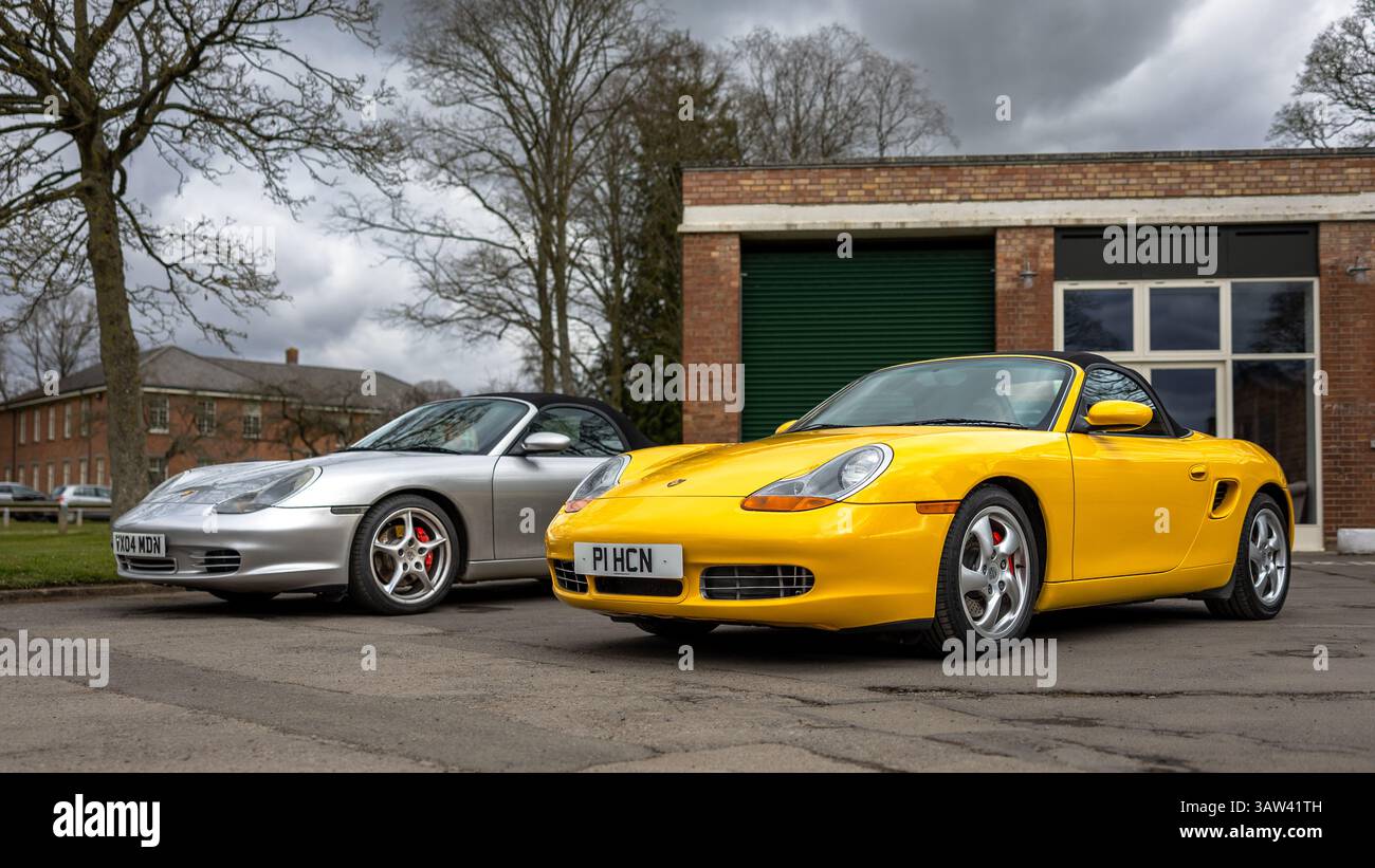 Pair of first generation Porsche Boxster’s, on display at Bicester ...