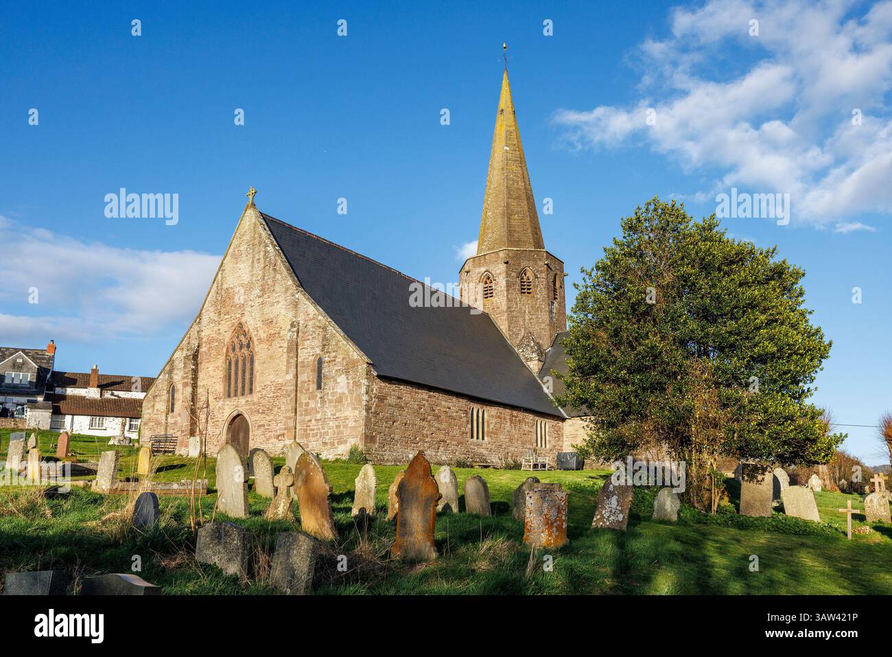 St Nicholas church, Grosmont, Monmouthshire, Wales, UK Stock Photo - Alamy