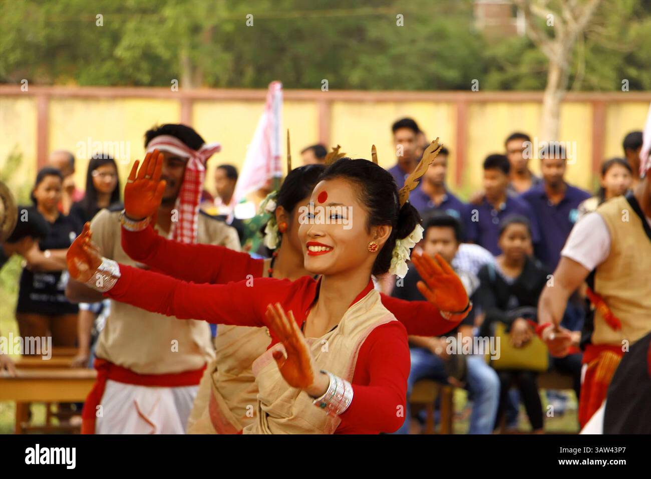 Mar 21, 2016 - Jorhat, Assam, India - The Bihu dance is a folk dance ...