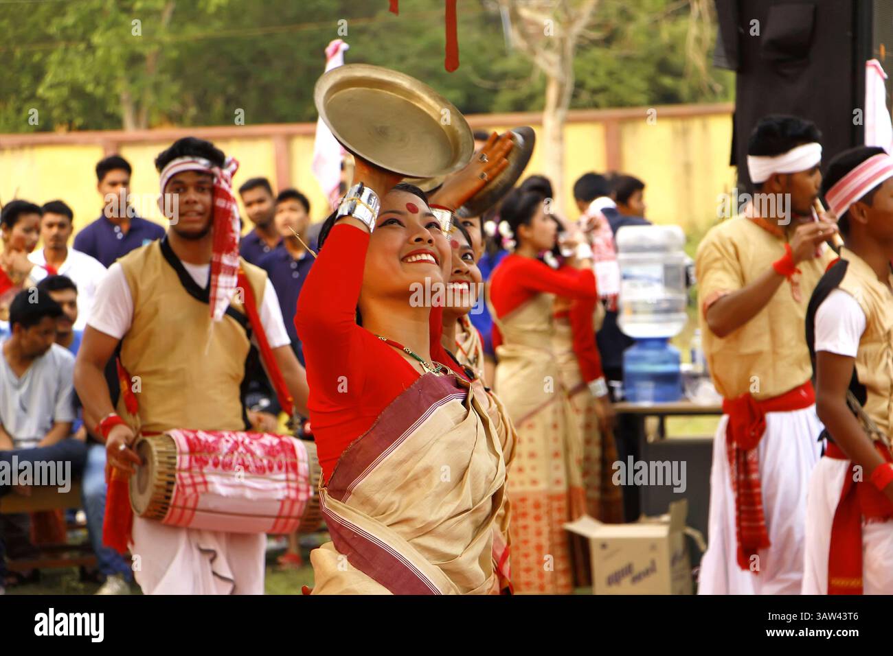 Mar 21, 2016 - Jorhat, Assam, India - The Bihu dance is a folk dance ...
