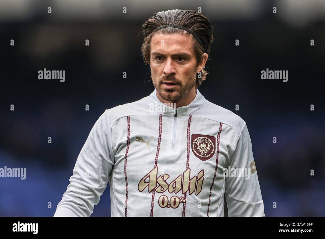 Liverpool, UK. 19th Apr, 2025. Jack Grealish of Manchester City in the ...