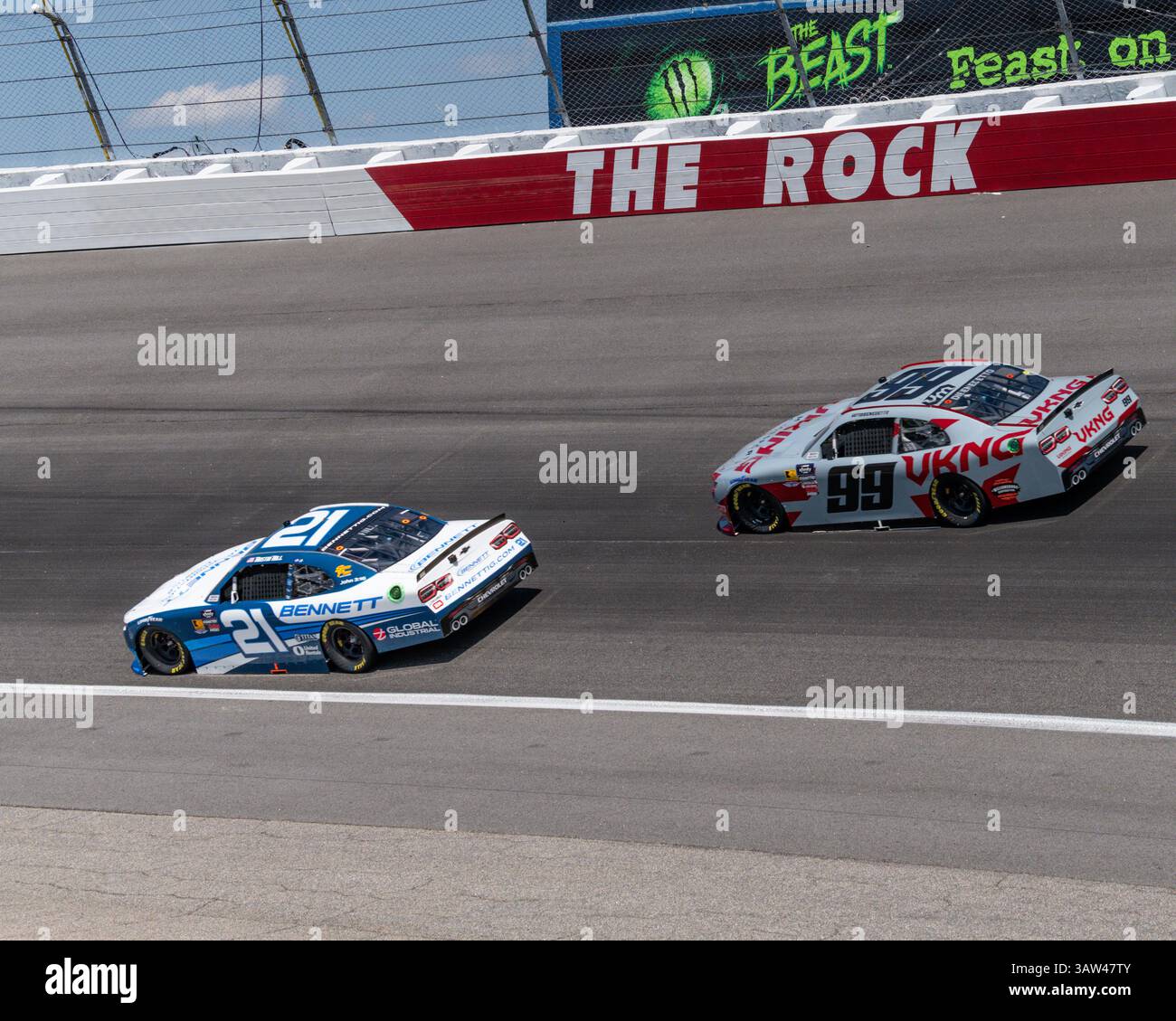 Rockingham, North Carolina, USA. 18th Apr, 2025. NASCAR Xfinity Series ...