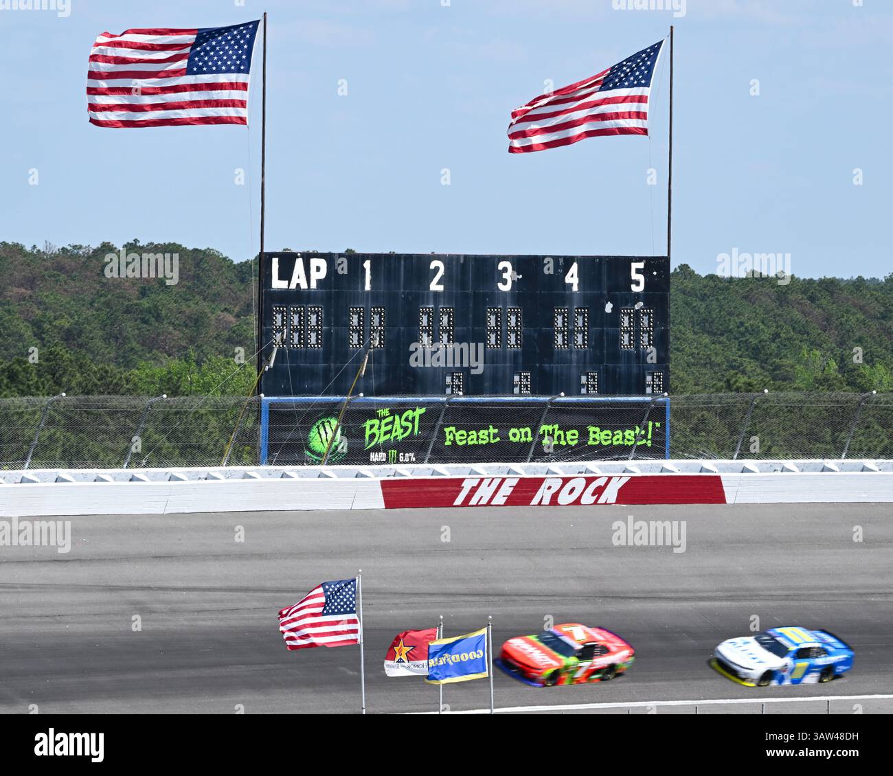 Rockingham, North Carolina, USA. 18th Apr, 2025. NASCAR Xfinity Series ...