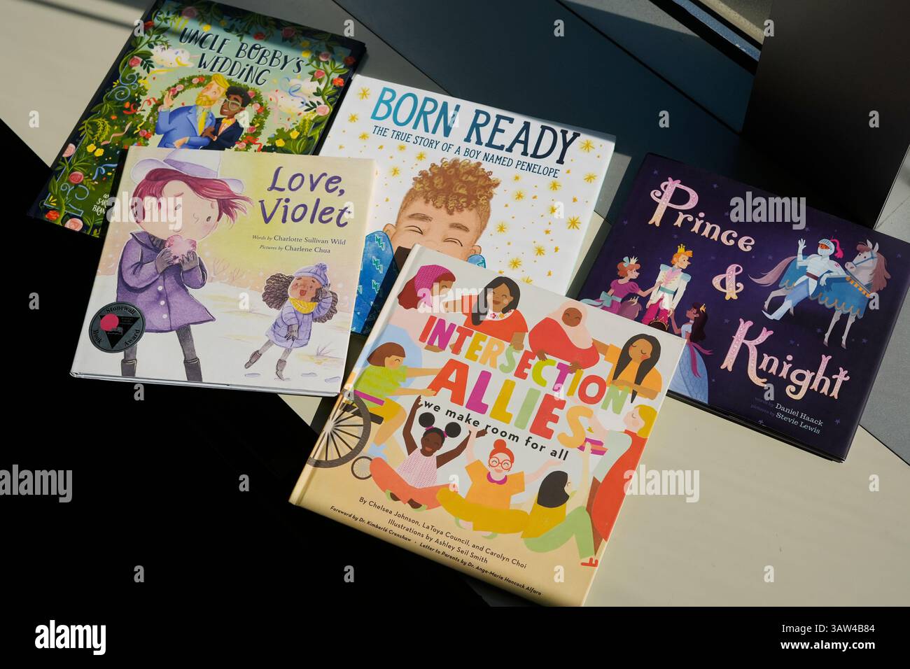 A selection of books featuring LGBTQ characters that are part of a ...
