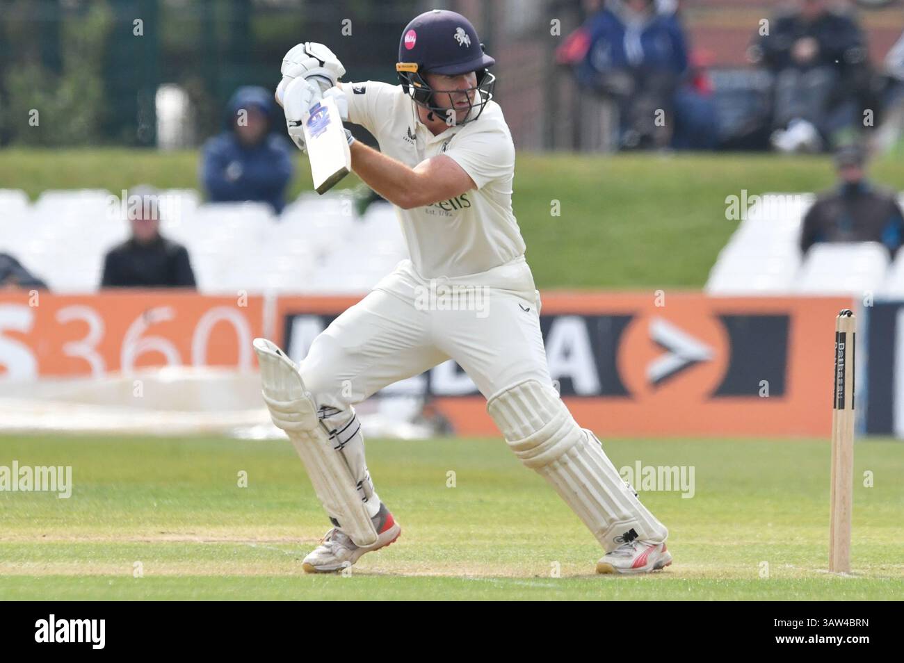 Canterbury, England. 19th Apr 2025. Ben Compton during day two of the ...