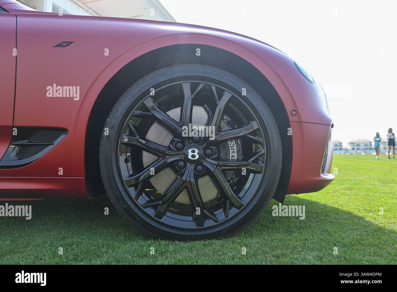 The Bentley Continental GT luxury grand touring car produced by Bentley ...