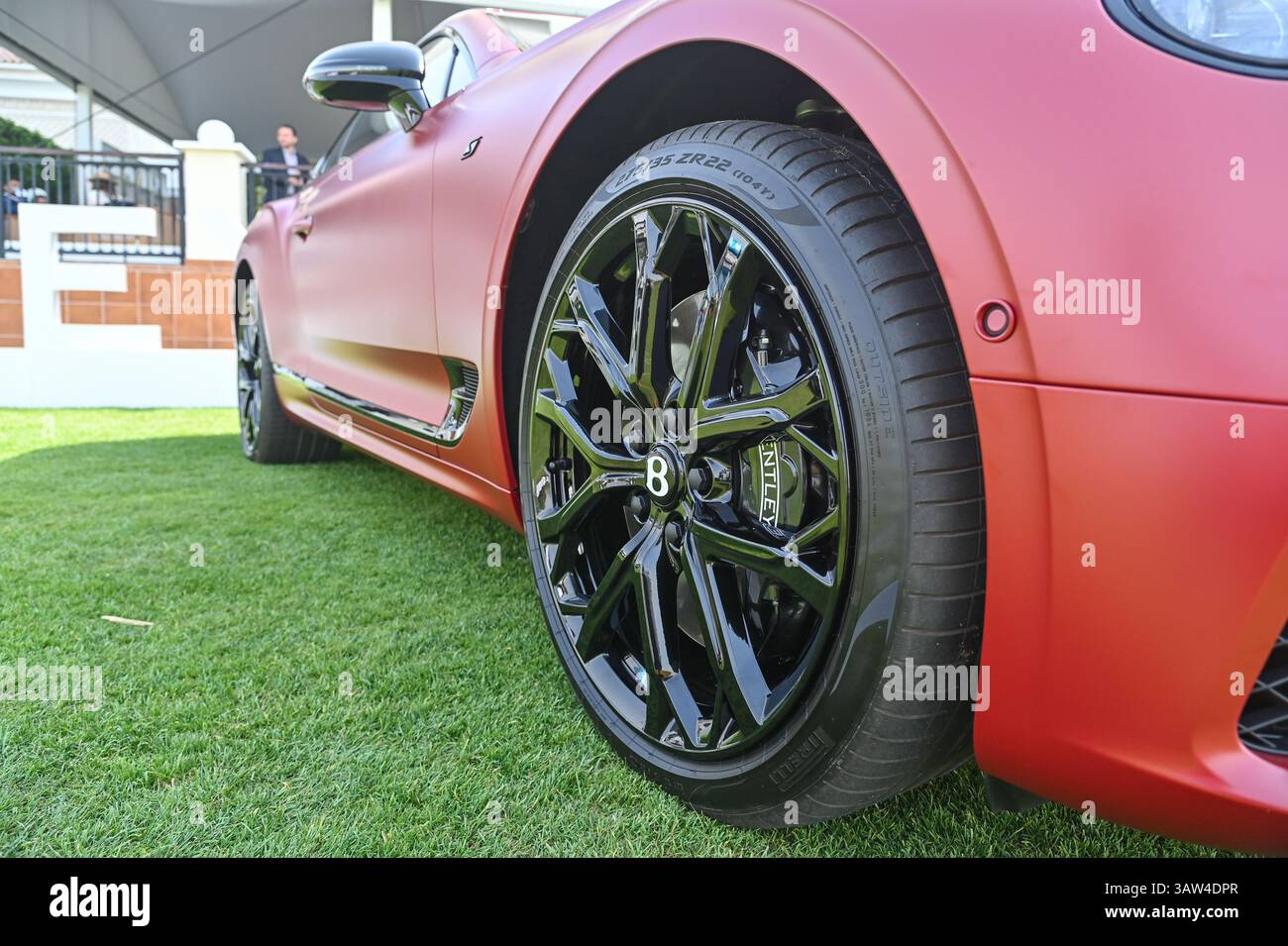 The Bentley Continental GT luxury grand touring car produced by Bentley ...