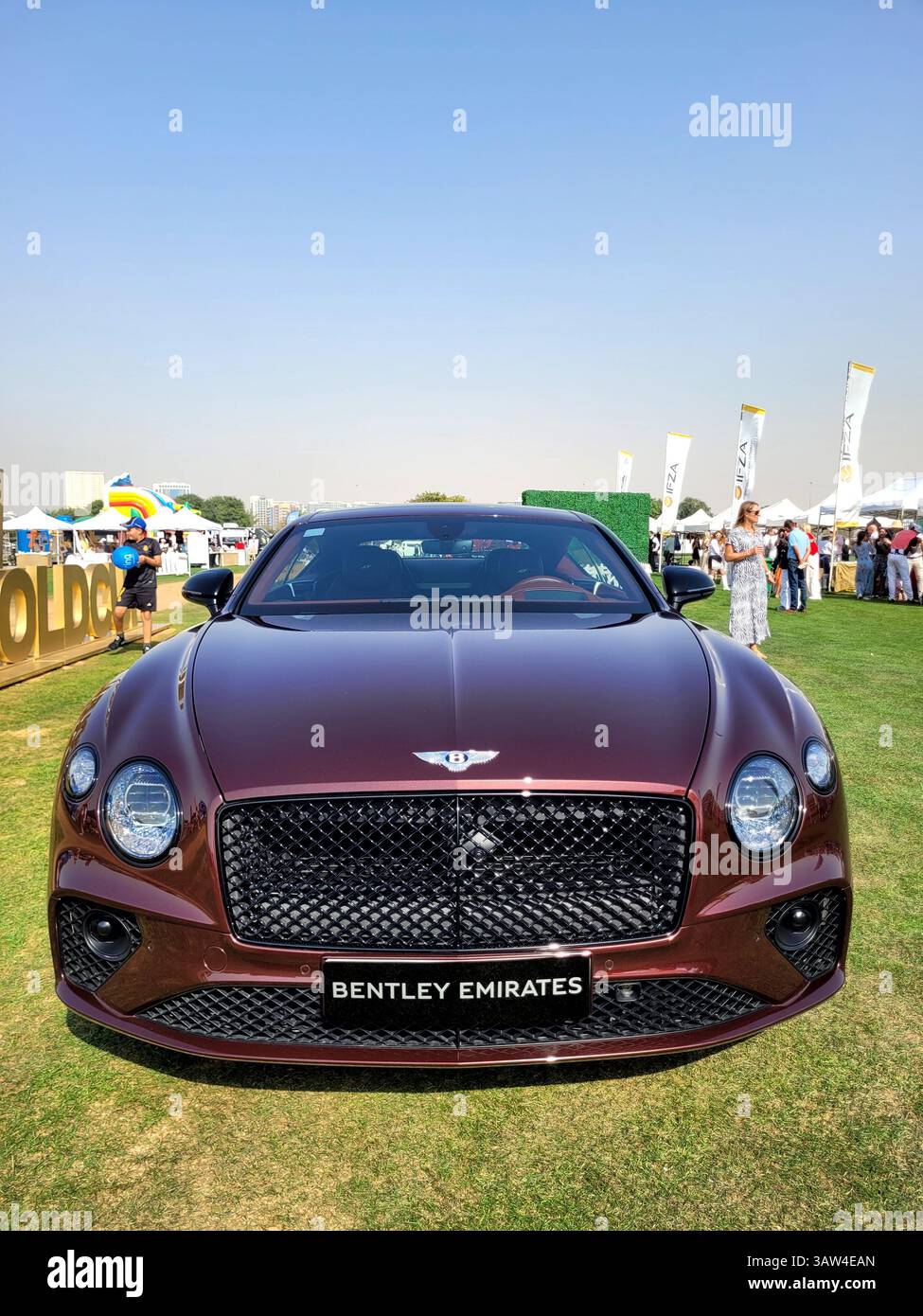 The Bentley Continental GT luxury grand touring car produced by Bentley ...