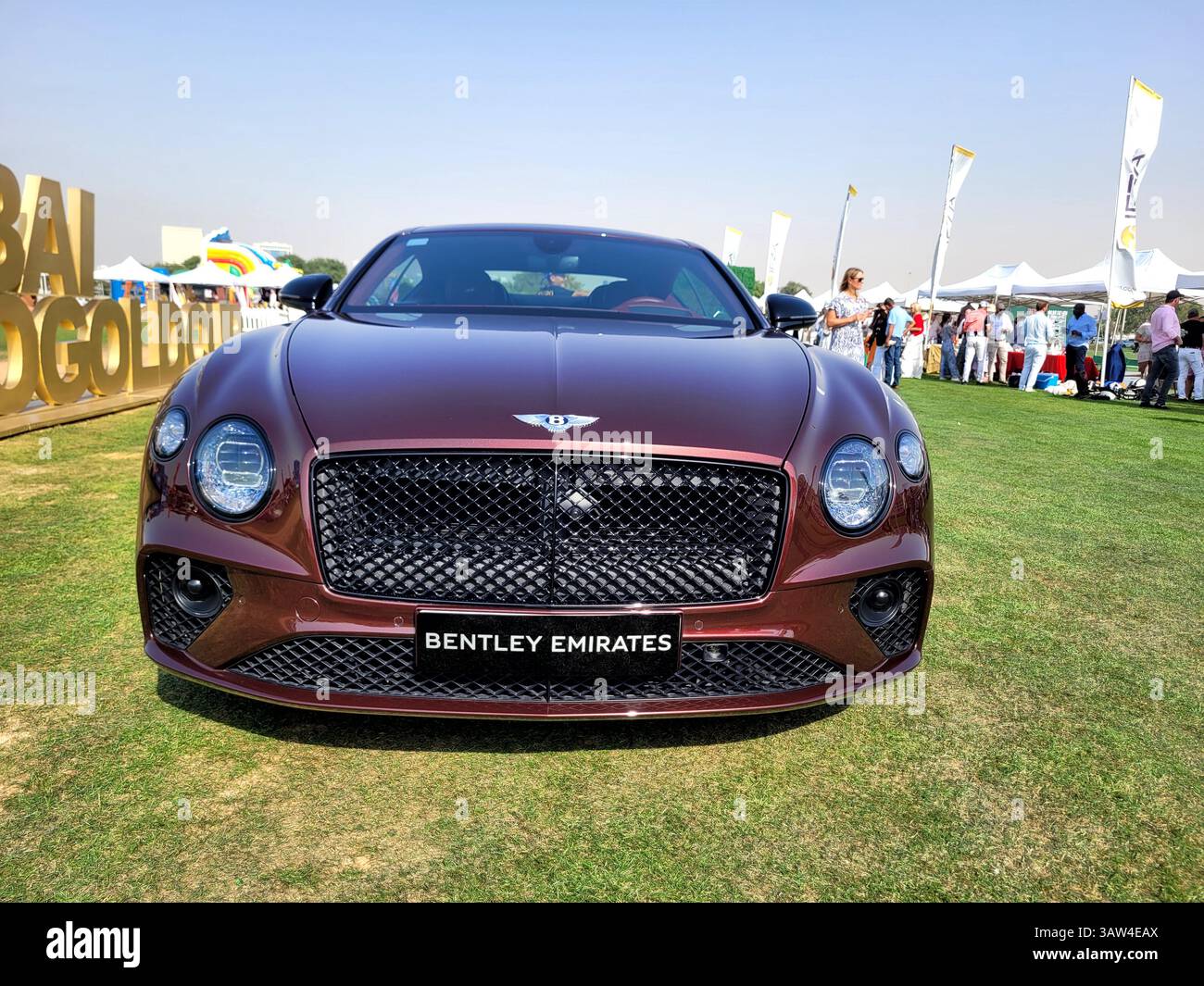 The Bentley Continental GT luxury grand touring car produced by Bentley ...