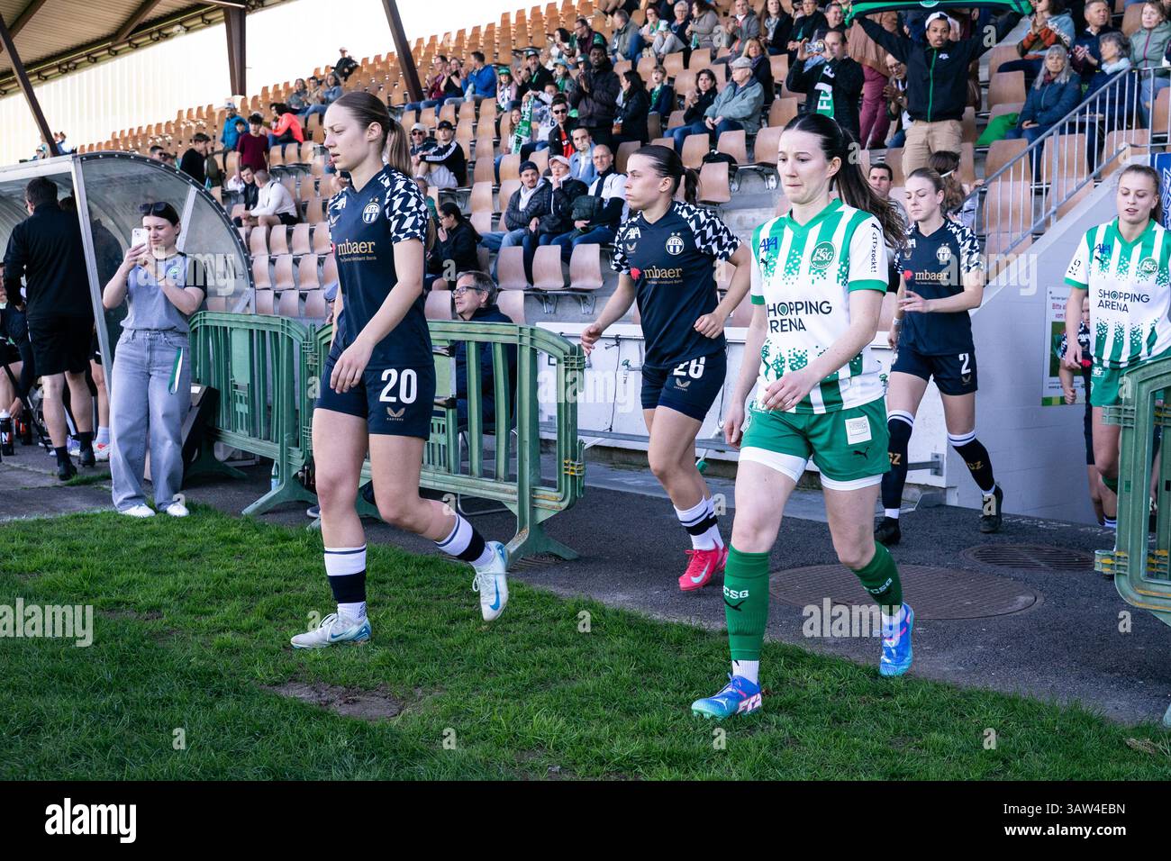 19.04.2025, St. Gallen, Stadion Espenmoos, Women's Super League ...