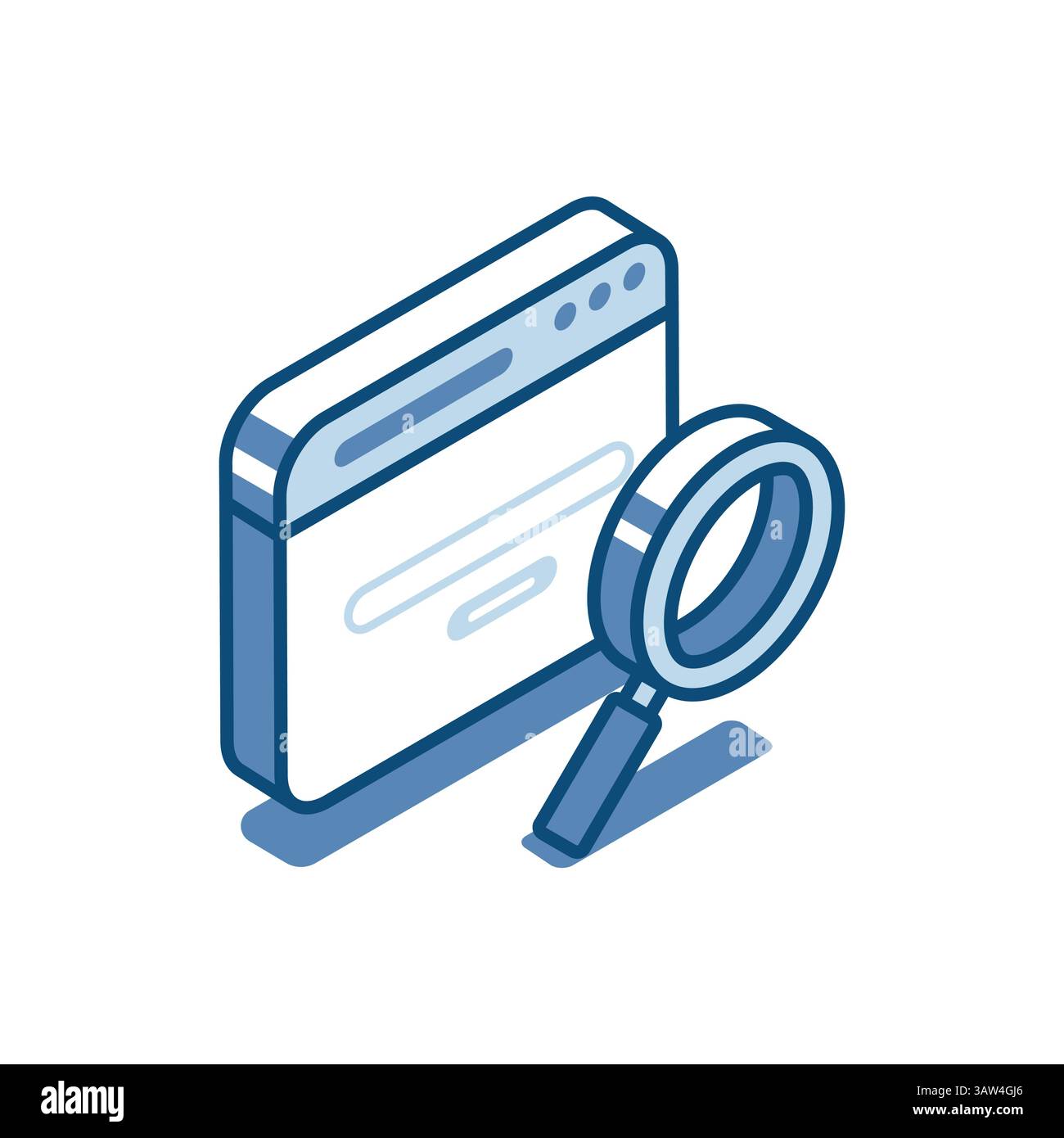 Zoom in on window Stock Vector Images - Alamy