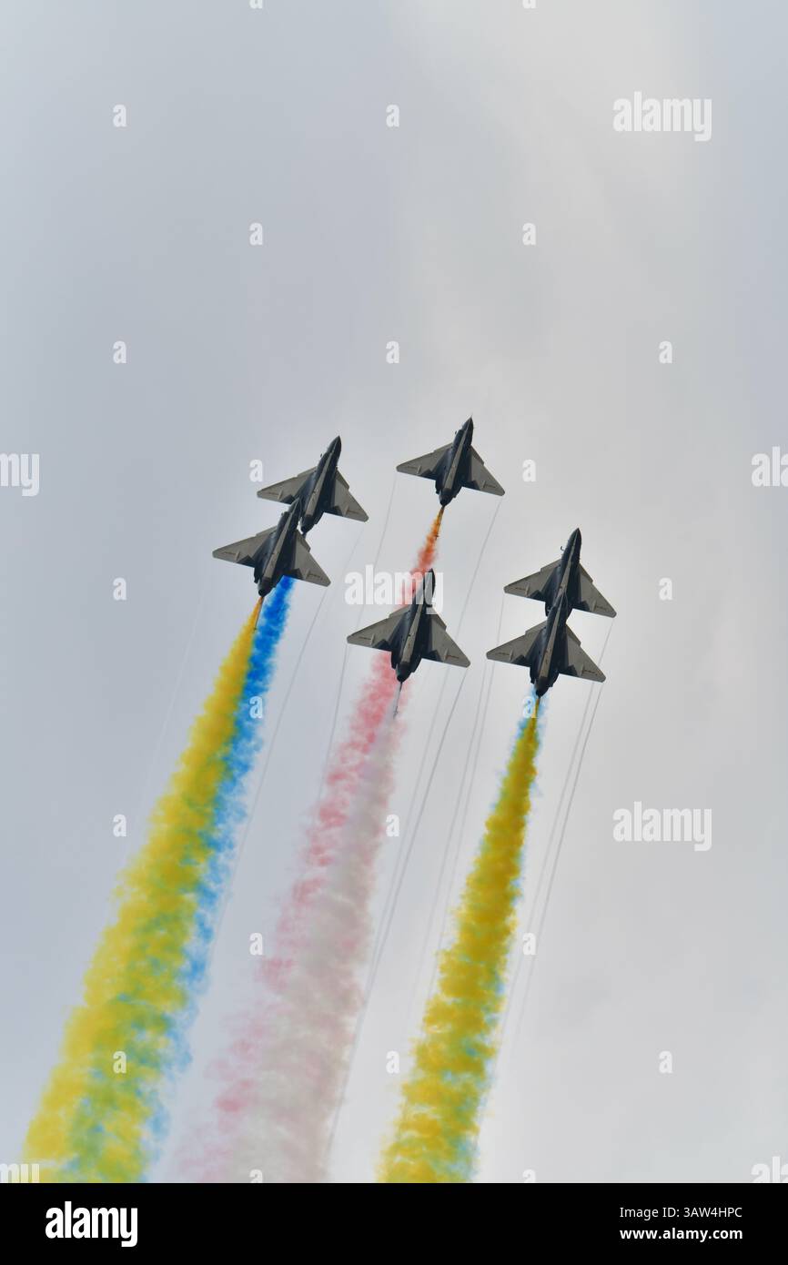 Bangkok Thailand -March 08, 2025: Royal Thai Air Force show J-10 ...
