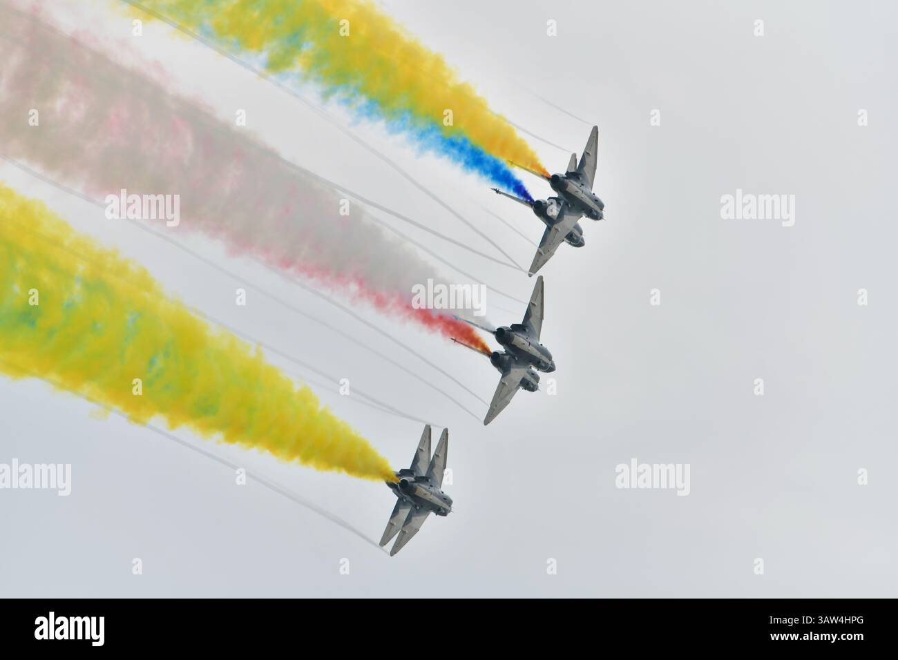 Bangkok Thailand -March 08, 2025: Royal Thai Air Force show J-10 ...