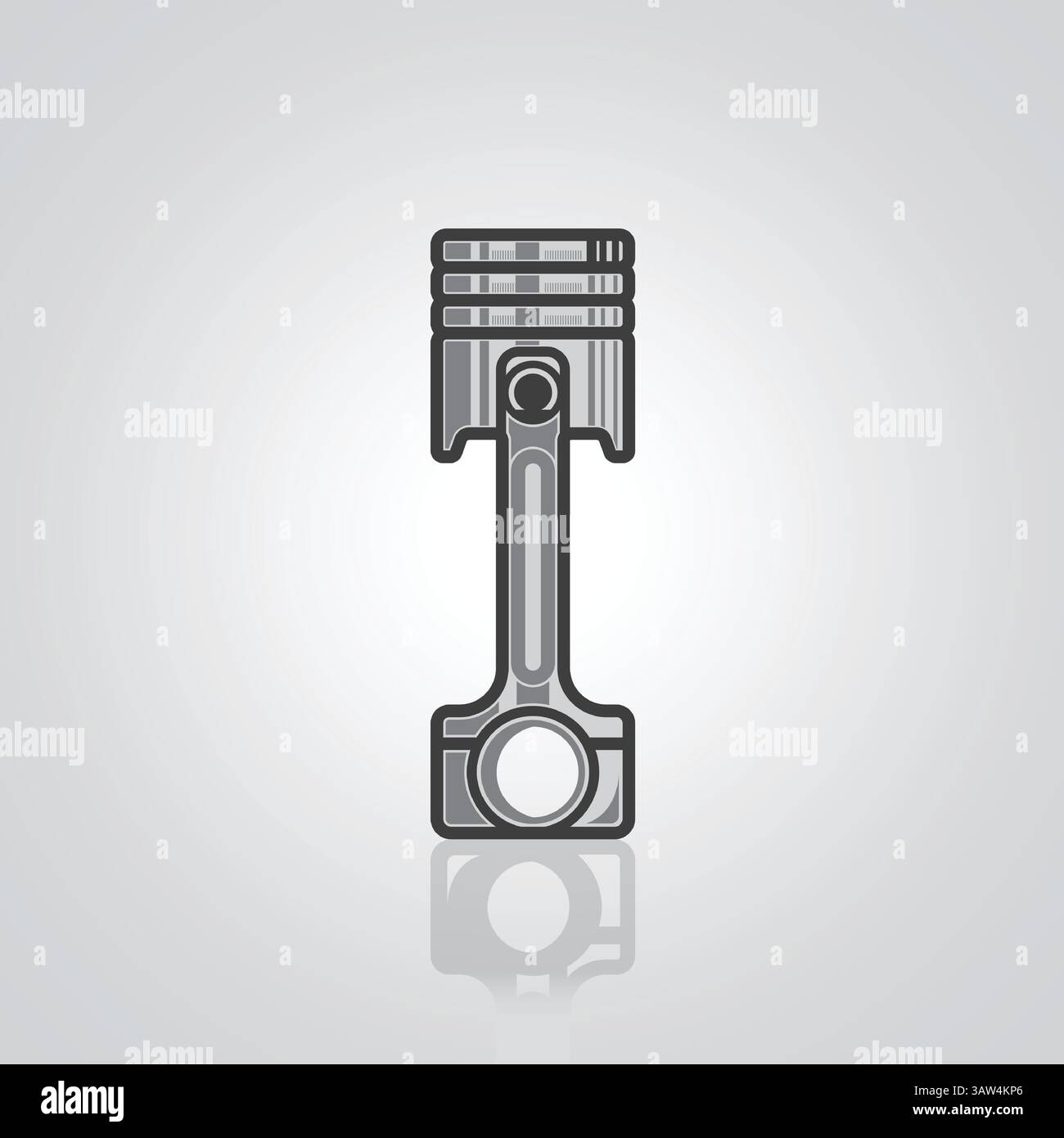 Piston, Piston icons, unique icons, Piston, bike Piston with silver ...